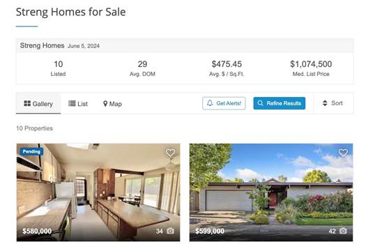 Streng Homes for Sale | Sacramento Mid-century Modern homes by Carter ...