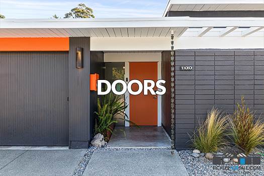 Eichler Front Doors | Door Kit + Escutchon for EIchler Homes