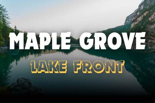 Lake Front Homes in Maple Grove MN