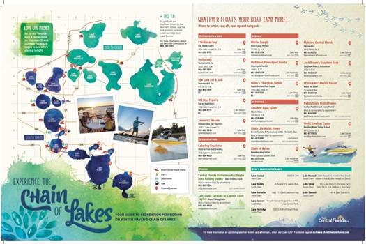 Winter Haven Chain of Lakes Map - See All Lakes On The Chain