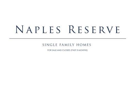 Naples Reserve Homes for Sale